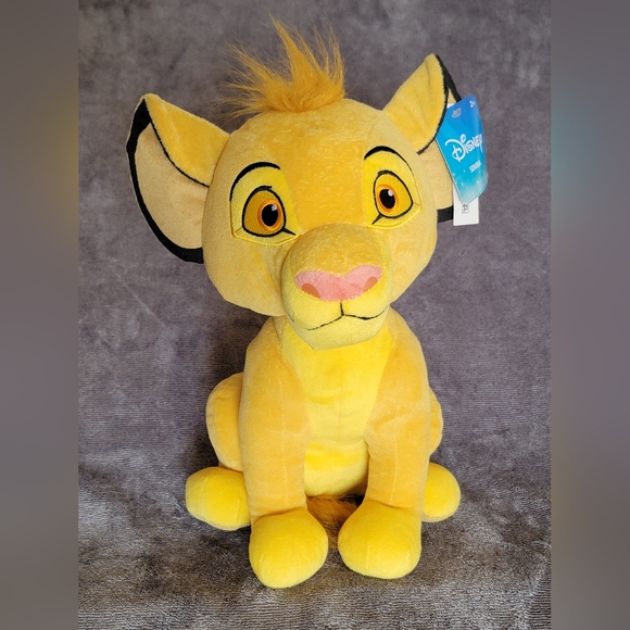 Disney | Toys | Disney Lion King Simba Plush Toy Yellow | Poshmark